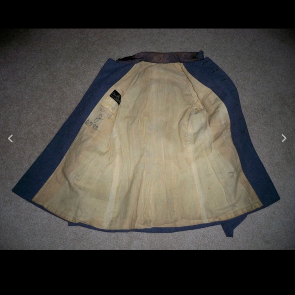 Vtg Wwii 2 Ww2 Us Army Mens Military Field Coat 36 - Gem